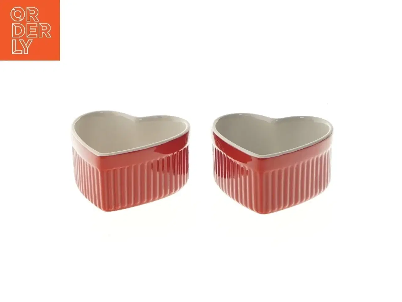 Sæt med to hjerteskåle fra Cook & Baker (str. Ø 9x5 cm) | Slangerup ...