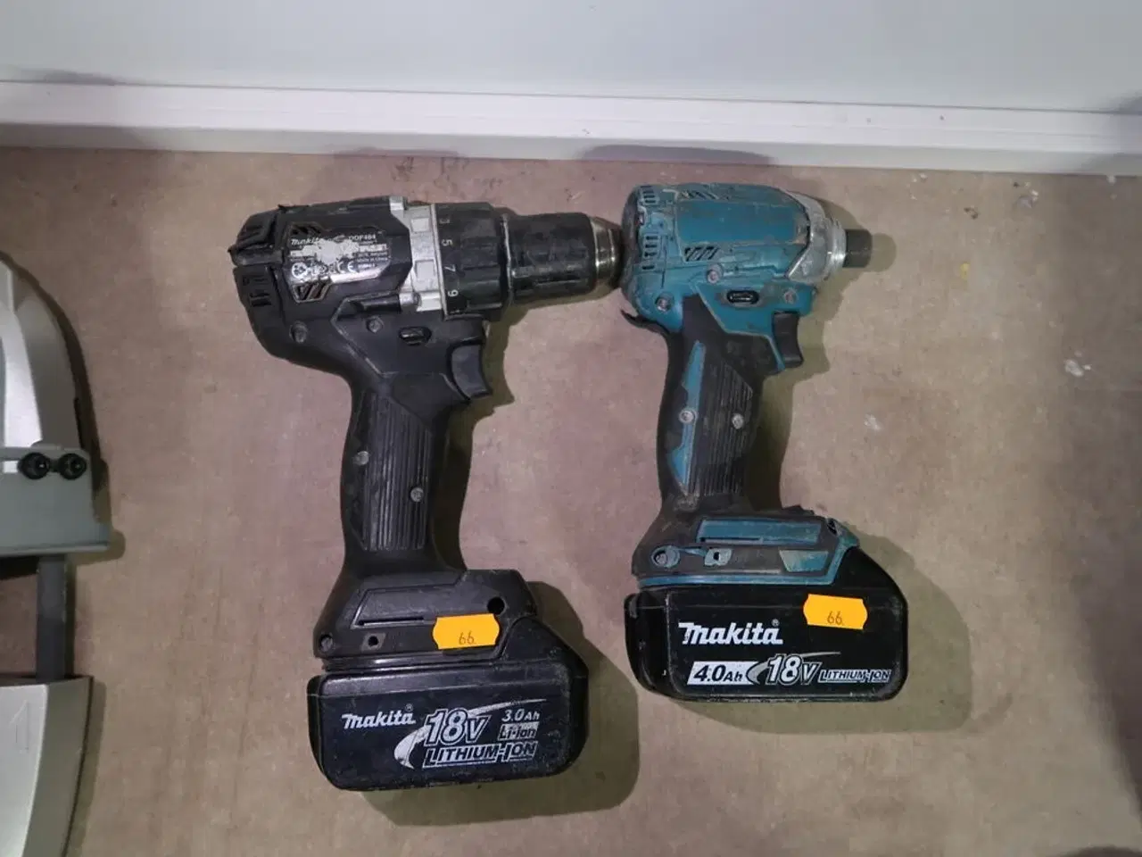 2 stk. akku håndværktøj MAKITA DDF484 med 2 stk. batterier | Risskov ...
