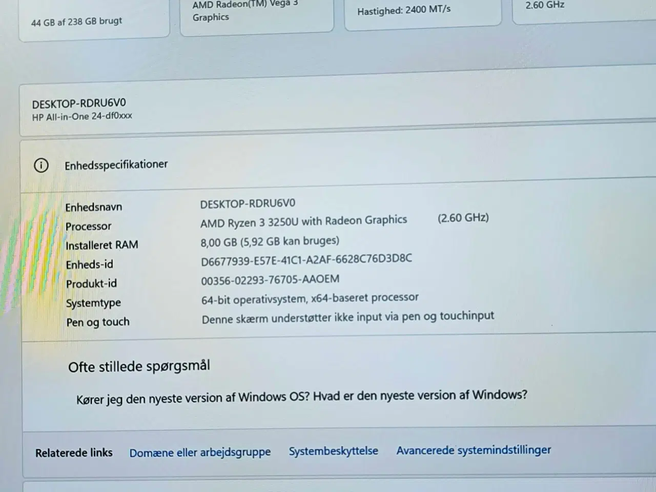Helt ny og lynhurtig HP All In One PC | Vesløs - GulogGratis.dk
