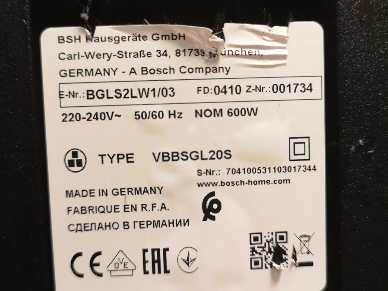 Bosch Serie 2 støvsuger med👌 Brugt kun 1 Måned i | Odense C ...