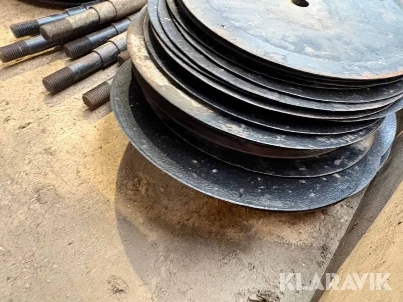 Tallerkner diskharve 28 centimeter 22 styk passer til Duport nedfælder ...