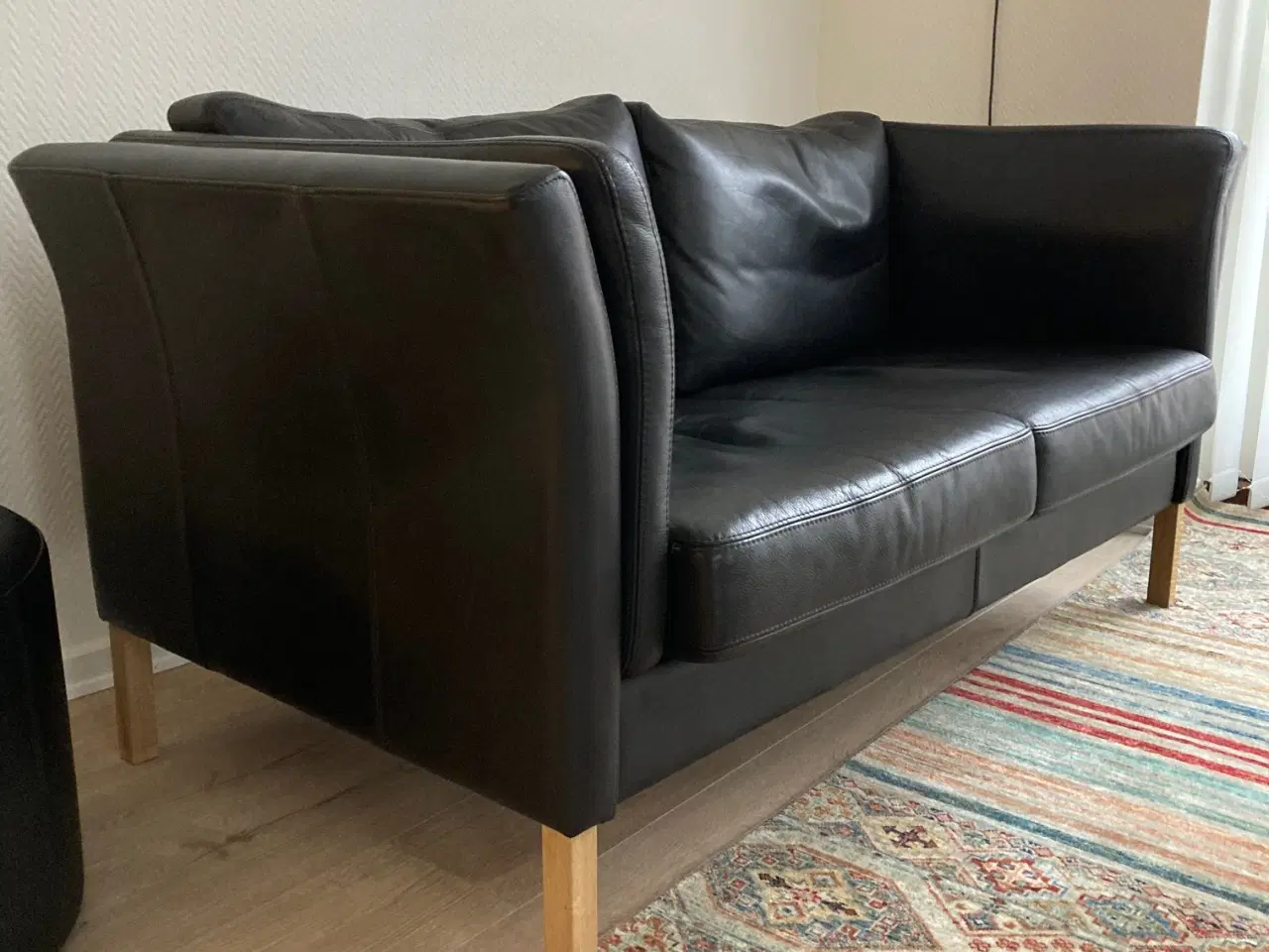2 pers. Lædersofa | Middelfart - GulogGratis.dk