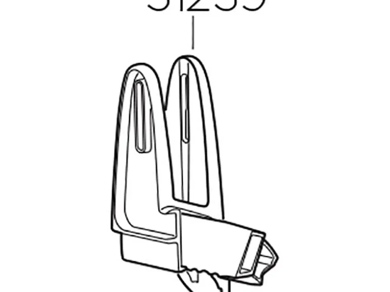 Thule styre skinne til 921/923 - højre | Odense S - GulogGratis.dk