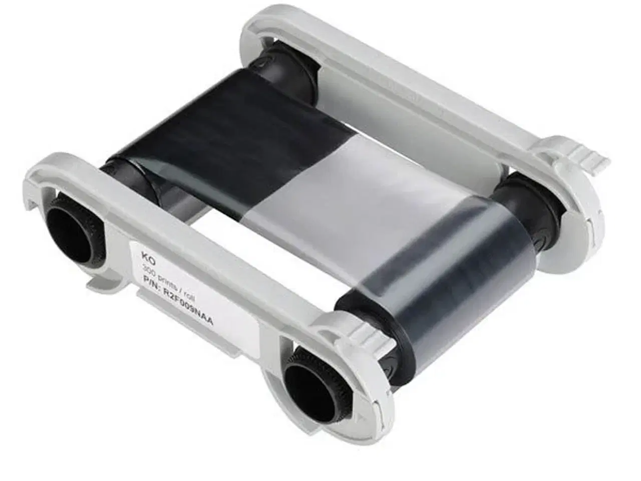 Sort 2-panels (KO) farvebånd til Evolis Zenius, Primacy, Edikio Flex og ...