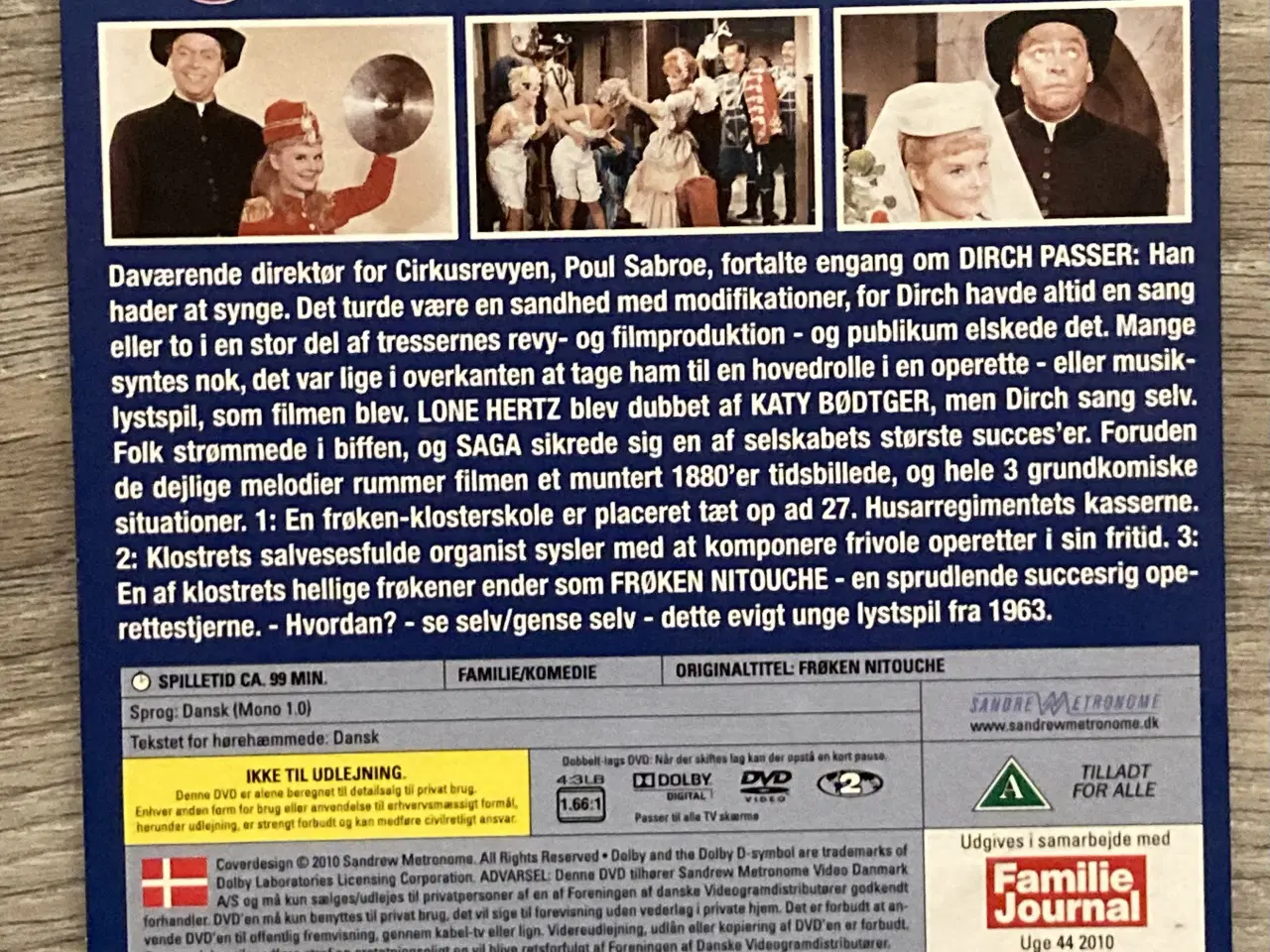 DVD: Frøken Nitouche | Nibe - GulogGratis.dk