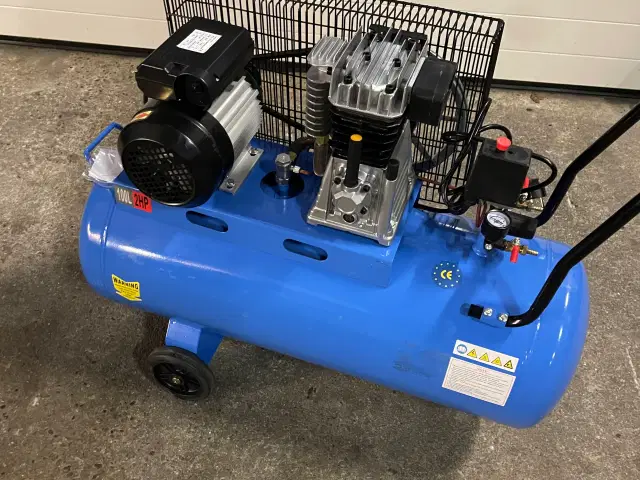 Kompressor 100L 2HK 8bar | Varde - GulogGratis.dk