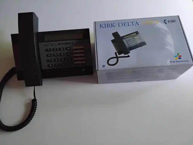 Kirk Delta Trio bordtelefon | Aabybro - GulogGratis.dk