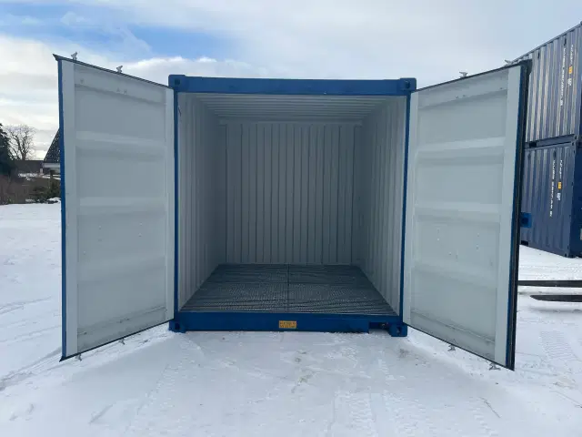 10 fods Miljøcontainer til farligt affald & olie | Juelsminde ...