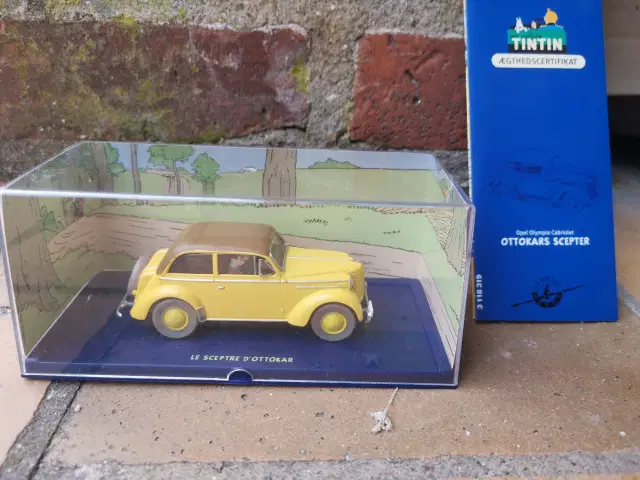 Tintin Opel Olympia Cabriolet Coach | Arden - GulogGratis.dk