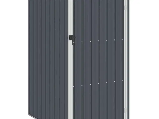 Haveskur 87x98x159 cm galvaniseret stål antracitgrå - GulogGratis.dk
